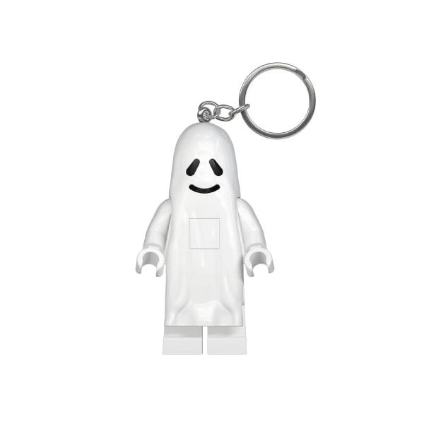 LEGOの人気キャラクター、ゴーストのキーライトです。お腹のボタンを押すと足の裏にあるLEDライトが点灯し、離すと消えます。LEDライトは両足についています。? サ  イ  ズ：全高約7.7cm（チェーン部含まず）? 重　　量：約42g（電...