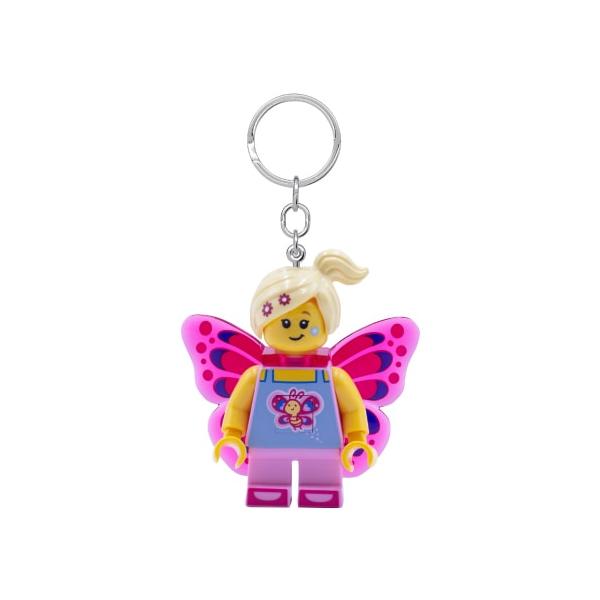 LEGOの人気キャラクター、バタフライガールのキーライトです。お腹のボタンを押すと足の裏にあるLEDライトが点灯し、離すと消えます。LEDライトは両足についています。・サ  イ  ズ：全高約70mm（チェーン部含まず）・重　　量：約34g（...