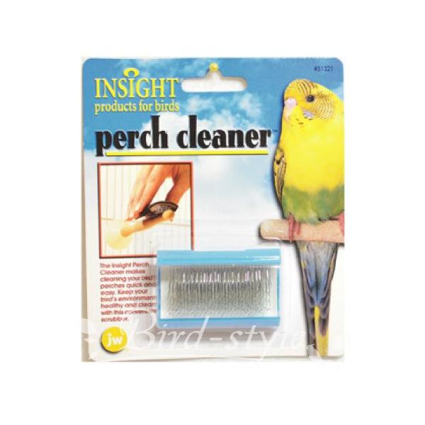 どうしても汚れてしまうパーチ（止まり木）のお手入れを簡単スピーディに叶えてくれる便利なクリーナーです。こびりついた汚れも軽い力で落とせます。毎日のお掃除で、清潔な住環境を愛鳥さんに。【使い方】※パーチをぬるま湯で濡らしてから、ブラシ面で軽く...