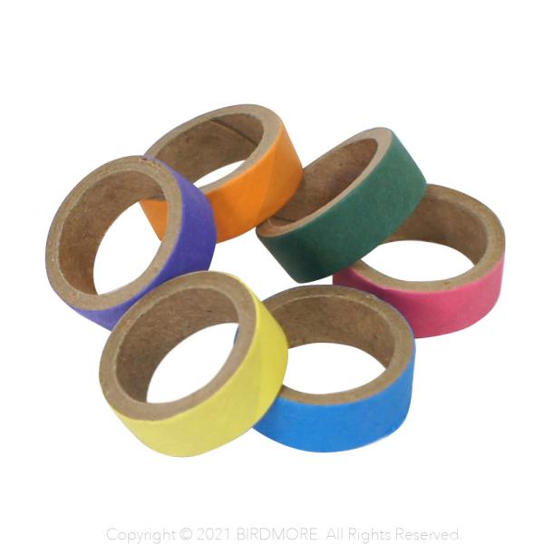 ベーグルの形をした紙製のパーツです。ハンドトイとして遊んだり、手作りのおもちゃのパーツとしても お使い頂けます。破壊系の鳥さんに是非！！メーカー/SBCサイズ/直径約2.７cm、内径約1,9cm、幅約1cm、厚さ約3mm適用鳥種/全てのイン...