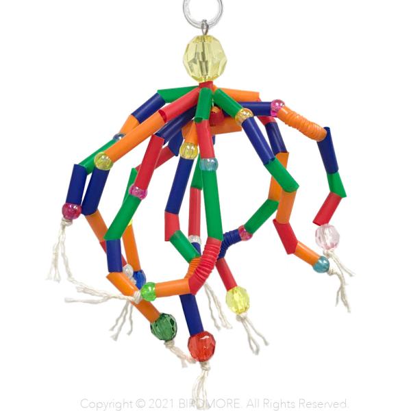 【発売日：2021年03月29日】クネクネとタコの足の様に曲がったストローが遊び心をくすぐります♪メーカー/ALOHA HEAVENサイズ/本体高さ約17cm（留め具部分を含む）適用鳥種/小〜中型鳥入り数/1個カラー/このメーカーの商品は入...