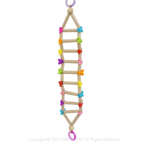 【発売日：2022年06月01日】はしごとして使ったり、吊り橋として使ったりアイデア次第で色々とお使い頂けます。メーカー/ALOHA HEAVENサイズ/高約28×幅約5×奥約1.5cm適用鳥種/小型鳥入り数/1個カラー/このメーカーの商品...