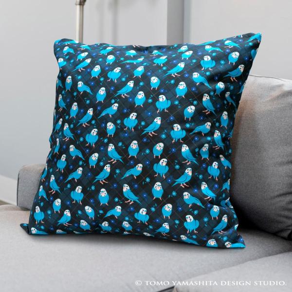 オリジナルデザイン生地で作ったクッションカバーです。45cm×45cmのクッションに対応※カバーのみの販売です。