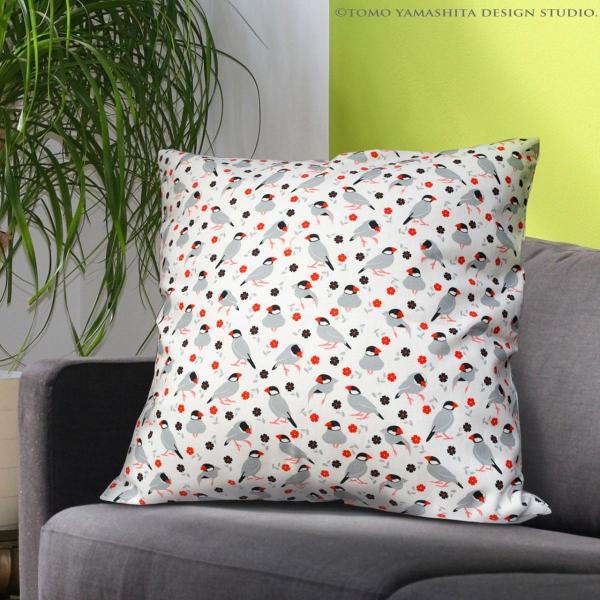 オリジナルデザイン生地で作ったクッションカバーです。45cm×45cmのクッションに対応※カバーのみの販売です。