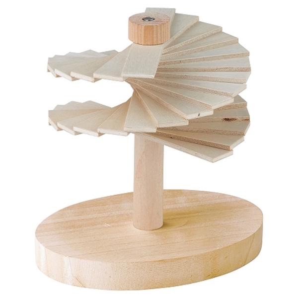 【発売日：2024年03月01日】好みの形に自由自在♪かじり木やとまり木になるおもちゃです。上部の木ネジを緩めると板を回転させて広げることができるので自由に形を変えられます。天然木を使用しているので、小鳥がかじっても安心です。メーカー/マル...