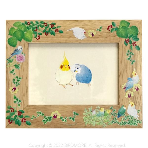 【発売日：2026年03月21日】フレームの周りに描かれた可愛い鳥さん達。お気に入りの写真やポストカードを入れて飾って楽しい時間を過ごして下さい。鳥好きさんへのプレゼントにもどうぞ♪