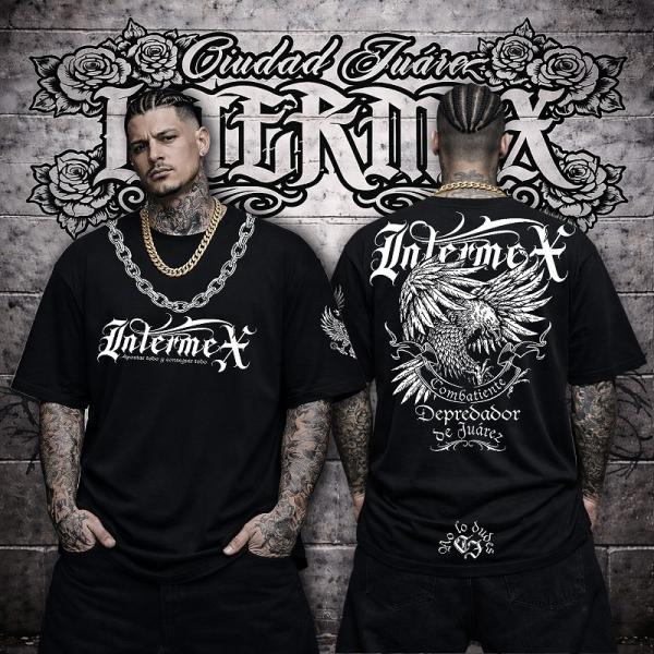 送料無料 ポイント10倍 半袖Tシャツ 服 部屋着 着心地抜群 鷹 鷲 鳥 黒 白 HIPHOP系 バイカー ライダース ローライダー ギャング マフィア バイク乗り B系 チカーノ メンズ ファッション ヤクザ 昭和　平成　ヤンキー オラ...