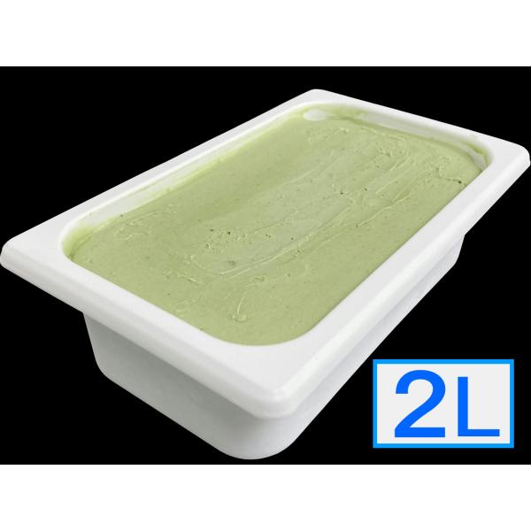 業務用・大容量アイスクリームよもぎの風味が口いっぱいに広がる和風ジェラートです。白玉団子やあんこを添えるなど、和スイーツとしてもお楽しみいただけます。【商品内容】2リットル［寸法26.7×16.5×8.0ｃｍ］■保存方法：冷凍■到着日指定：...