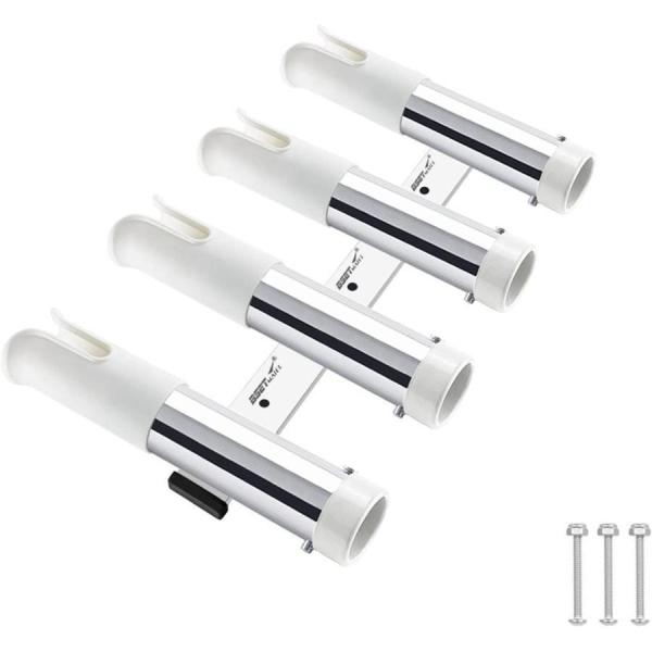 上質な素材このロッドホルダーはアクリルポリマーと316ステンレス鋼材料製で?長期間使用できます?耐久性が高く環境に優しい?輸送中または保管中に損傷を受けないようにする。適用対象埋め込み式やレール式のポールフレームを取り付けることができない場...