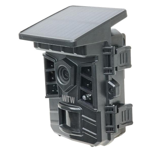 ■機能・特徴スマートフォンと直接接続できるAP機能搭載！静止画・動画撮影フルHD200万画素の映像記録！防犯から獣害対策に幅広く利用できるトレイルカメラ小型ソーラーパネルがカメラ頭頂に一体化しており、カメラ内部にバッテリーが入っているので、...