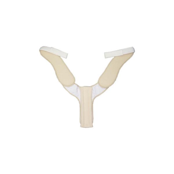 吸収性・速乾性に優れた素材の鎖骨固定帯。