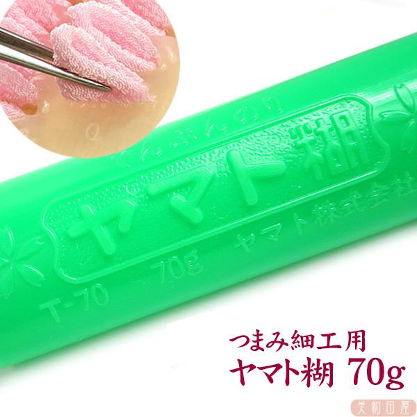 多くのつまみ細工作家さんが愛用しているでんぷん糊つまみ細工専用糊よりも粘度が低いですが慣れれば花びらの先が開いて困るということはなくなりますＦ社のりより透明度が高いですのり板に乗せた後休ませる(糊をしみこまさせる）時間が必要ですが、素材(ち...