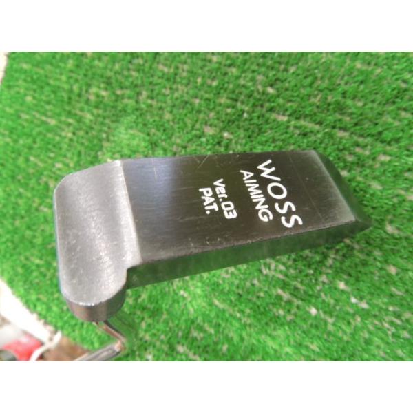 ■種別：パター　■メーカー：WOSS■モデル：エイミング03　■シャフト：オリジナルスチール[32.5]■フレックス：　■ロフト：0■本数：1　■番手：P■長さ：32.5　■クラブ重量：502■ライ角：0　■バランス：B6■キックポイント：...