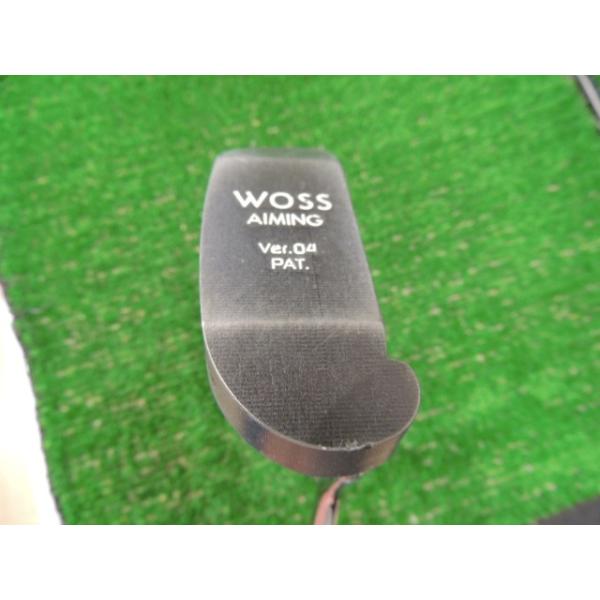 ■種別：パター　■メーカー：WOSS■モデル：エイミング04　■シャフト：オリジナルスチール[35]■フレックス：　■ロフト：0■本数：1　■番手：P■長さ：35　■クラブ重量：522■ライ角：0　■バランス：D4.5■キックポイント：　■...