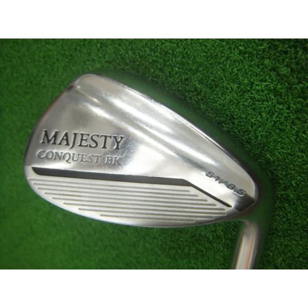■種別：ウェッジ　■メーカー：マルマン■モデル：マジェスティCONQUEST BK MARAGING　■シャフト：HV330■フレックス：R　■ロフト：51■本数：1　■番手：GW■長さ：35.25　■クラブ重量：411■ライ角：64　■バ...