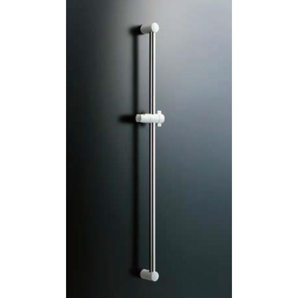 BF-27B(800)品名：スライドバー付シャワーフック（ライトグレー）販売期間：2001/04〜           バータイプ：丸パイプバー長さ：800mm備考：ブラケット・シャワーフック色調:ライトグレー