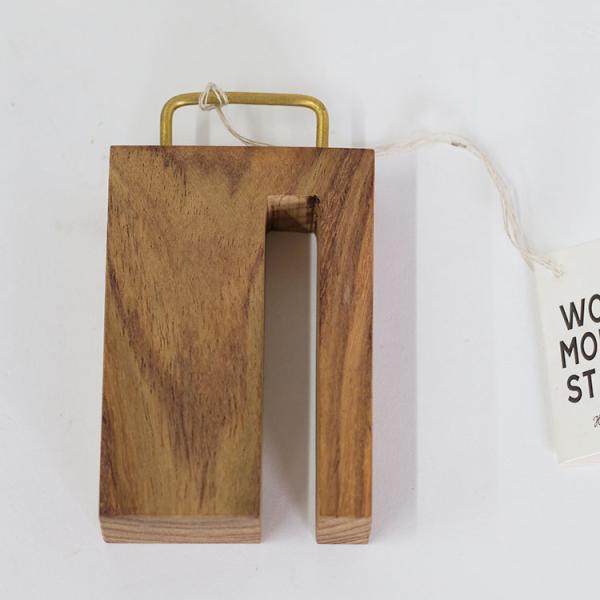 シーシャムウッドと真鍮（barss）の組み合わせのモバイルスタンド！厚さが14mm以下のスマートフォンにお使いいただけます。-----------------------------------------●商品名 :WOOD モバイル ス...