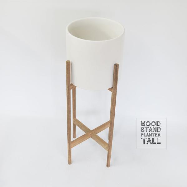 大人気のウッドポットスタンドのトールタイプ！------------------------------------------------●商品名:WOOD POT STAND Tall●内容 :鉢カバー×1 スタンド×1●サイズ: 鉢;...