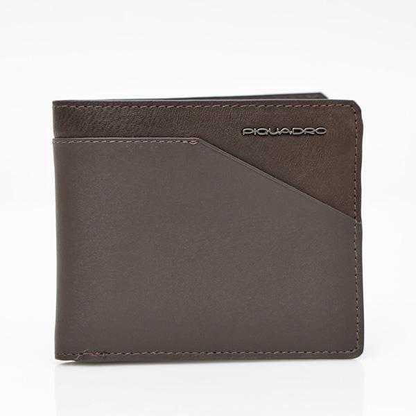 ピクアドロ PIQUADRO マーティンライン レザー ウォレット 二つ折り財布 折財布 小銭入れなし ブラウン [メンズ] PU3891S116R TM TESTAMORO ギフト
