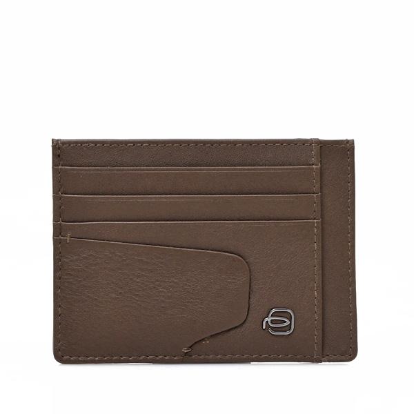 ピクアドロ PIQUADRO アクロンライン レザー カードケース ブラウン系 [メンズ] PP2762AOR TM TESTAMORO ギフト