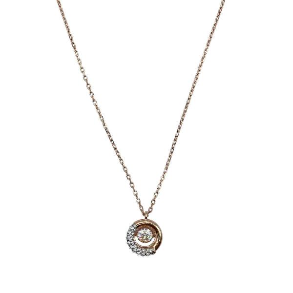 スワロフスキー SWAROVSKI デクステラ Dextera ラウンドカット ペンダント ネックレス アクセサリー ローズゴールド×ホワイト [レディース] 5692257