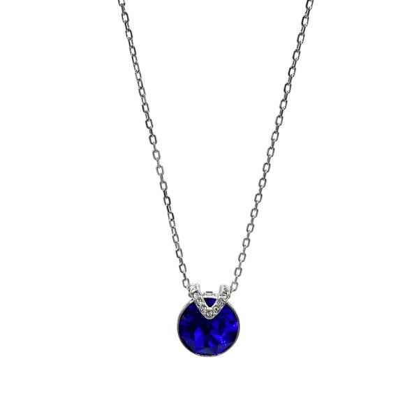 スワロフスキー SWAROVSKI Bella V ペンダント ネックレス アクセサリー ブルー×シルバー [レディース] 5724286