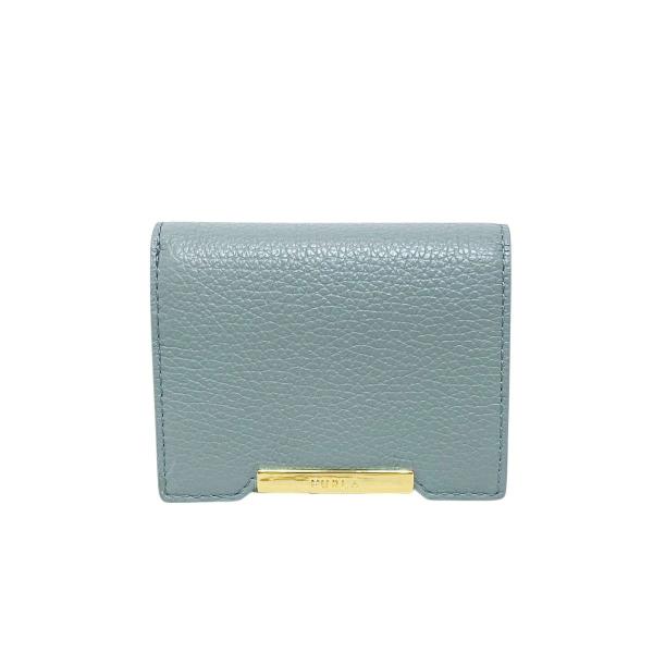 フルラ FURLA ジャーダ GIADA S COMPACT WALLET BIFOLD COIN レザー コンパクト ウォレット 折財布 二つ折り財布 ライトブルー系 [レディース] WP00522 HSF000 1007 3963S C...