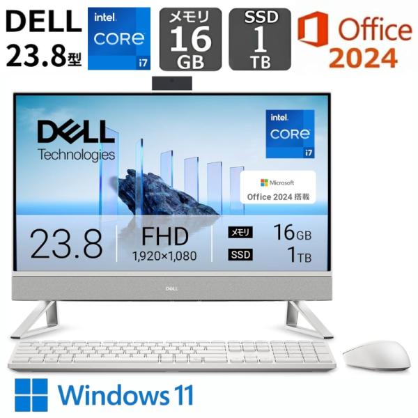 【基本スペック】★液晶ディスプレイ：23.8型ワイド画面フルHD(1,920×1,080) IPS 広視野角非光沢液晶★OS：Windows 11 Home★Office詳細：Microsoft Office Home&amp;Busine...