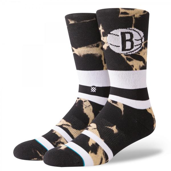 ◆STANCE Socks Nets Acid Wash スタンスソックス ネッツ・アシッドウォッシュ Basketball NBAコレクション バスケットボール Brooklyn ブルックリン [正規品]品番：M558C18NETサイズ：...