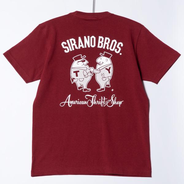 ◆7.1オンス Tシャツ ミスターティー&amp;ミスターワイボディーカラー：バーガンディ素材：コットン100%　7.1オンスのヘビーウェイトなTシャツです。　　  XS S M L XL着丈 62 66 69 73 76身幅 42 47 ...