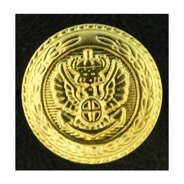 素材/真鍮（しんちゅう）直径/15mm　袖ボタンに厚み/7mmカラー/ゴールドケシブレザー、ジャケット、スーツ、コート等の袖ボタンに※クレジット、前払いの場合にはメール便にて発送致します。※代金引換等クレジット決済、前払い以外の決済の場合に...