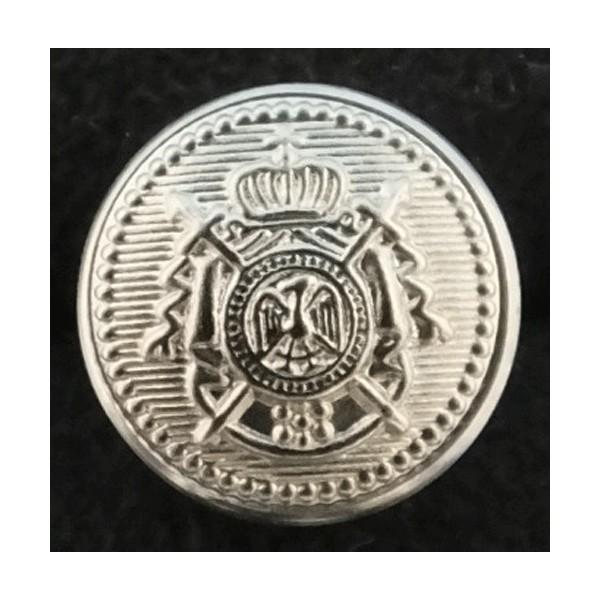 素材/真鍮（しんちゅう）直径/15mm　袖ボタンに厚み/7mmカラー/シルバーケシブレザー、ジャケット、スーツ、コート等の袖ボタンに※クレジット、前払いの場合にはメール便にて発送致します。※代金引換等クレジット決済、前払い以外の決済の場合に...