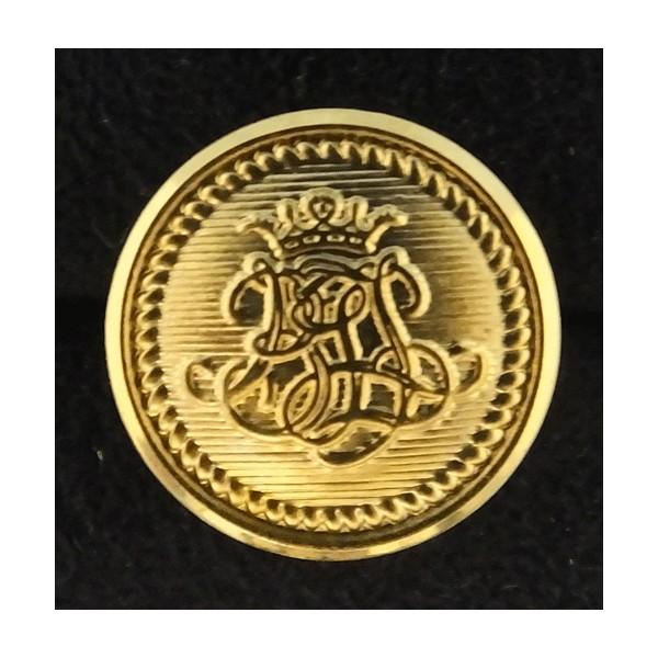 素材/真鍮（しんちゅう）直径/15mm　袖ボタンに厚み/7mmカラー/ゴールドケシブレザー、ジャケット、スーツ、コート等の袖ボタンに※クレジット、前払いの場合にはメール便にて発送致します。※代金引換等クレジット決済、前払い以外の決済の場合に...