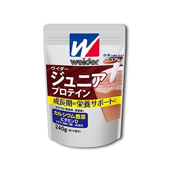 特徴: 成長期の栄養サポートに スポーツ・勉強をがんばる成長期のお子様に必要な栄養素を豊富に配合したプロテイン。森永ココア使用。合成甘味料不使用。プロテイン種類: ソイプロテイン・ホエイプロテイン Soy protein, Whey pro...