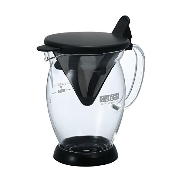 <b>メーカー型番:</b> CFO-2B<b>容量:</b> 実用量/300ml、満水容量/650ml<b>材質:</b> ポット/耐熱ガラス、フタ・ドリッパーフレー...