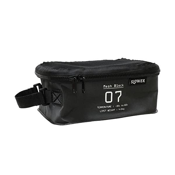 SPEC・概要サイズ：W250 H100 D180mm 重量：160g 耐荷重：4kg 素材：完全防水EVA 仕様：天面メッシュ＆ラウンドファスナー アウトドア で多用途に嬉しい 防水 仕様 おしゃれ な 折り畳み 収納ボックス シリーズ ...