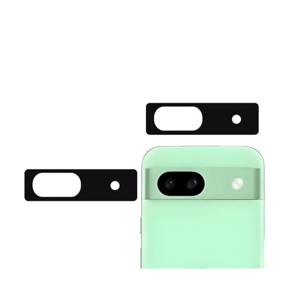 対応機種 Google Pixel 8a カメラフィルム2枚。注意この電話の画面の端は湾曲しているため、保護フィルムのサイズが丁度良い場合、しっかりと貼り付けられず、白いエッジやシェルとの干渉などの問題があるため、保護フィルムは画面よりも小...