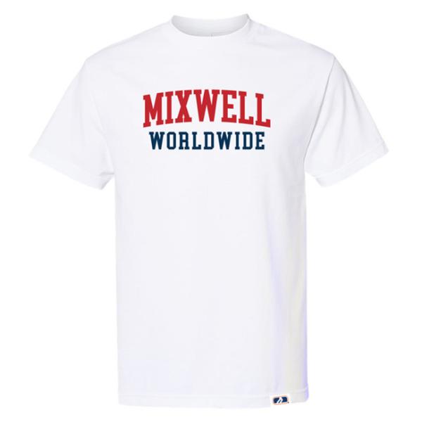 97年に LA にてローンチされ、DJ を中心に2000年代までコアな人気を誇ったストリートウエア MIXWELL がついに再始動。当時人気の高かったグラフィックをそのままリバイバルさせた涙モノのラインナップを中心に展開。こちらはアーチロゴ...