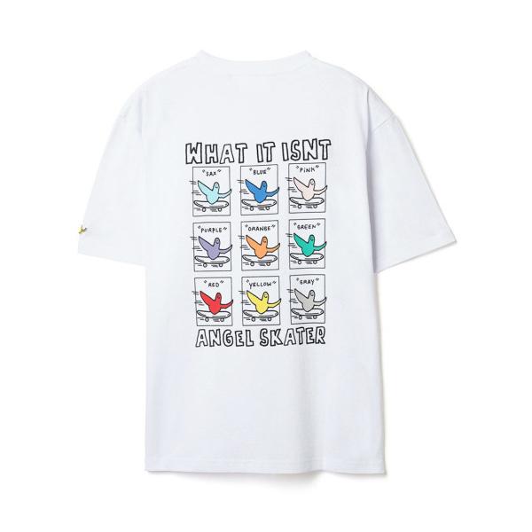 (What it isNt) ART BY MARK GONZALES アート バイ マークゴンザレスの半袖Tシャツ。レギュラーシルエットとビックシルエットの中間となる、リラックスフィットシリーズ。身幅、肩幅に程よいゆとりをもたせ、リラック...