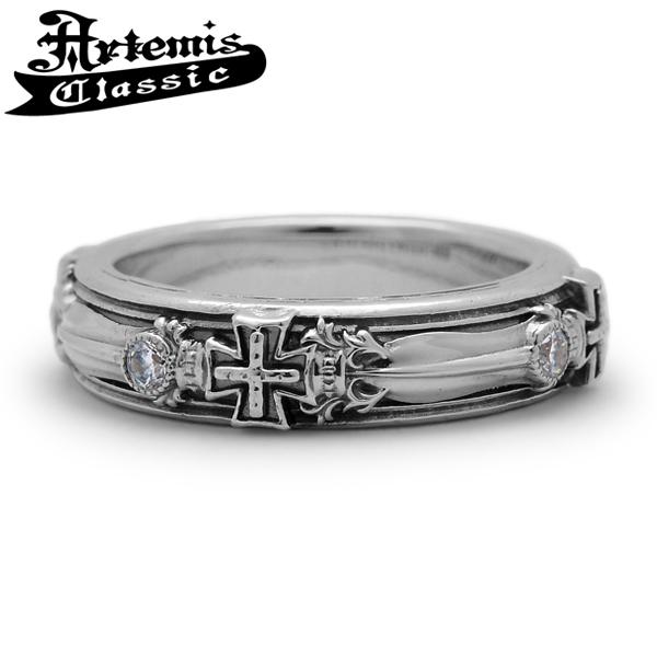 ブランド名Artemis Classicアルテミスクラシック商品名Cross Sword Ring クロスソードリング説明文クロスから連なる剣のモチーフに、ポイントでキュービックジルコニアがセッティングされたリングです。ペアリングとしてもオ...