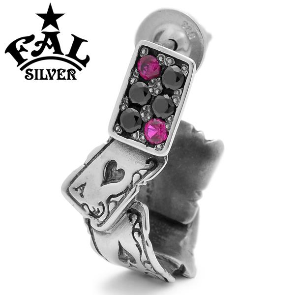 ブランド名FALエフエーエルFuck Around Lewisiteファックアラウンドルイサイト商品名インディビジュアルカードトランプフープピアス説明文トランプのハート、スペード、ダイヤ、クローバーのエースが重なり合うようにして造形されたフ...