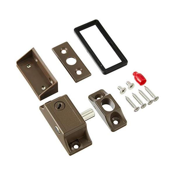 アルミ板用のドリルネジが付属しているので、勝手口やサッシ窓への取り付けも簡単です。<b>メーカー型番:</b> DS-IN-2U商品モデル番号: 113066パッケージ重量: 0.45 pounds