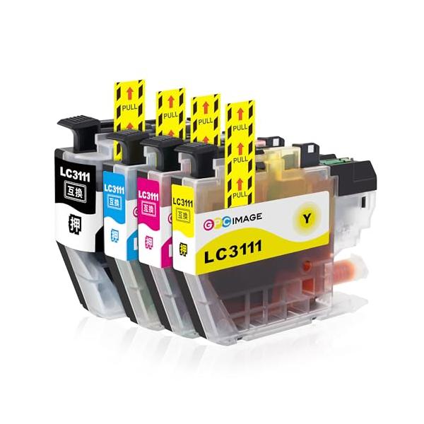 ★製品仕様ブラザー対応 Brother用 lc3111-4pk 互換インクカートリッジ 4色セット、合計4本の増量セットです。★対応機種当社のLC3111 互換インクは DCP-J587N、DCP-J987N-W、DCP-J582N、DCP...