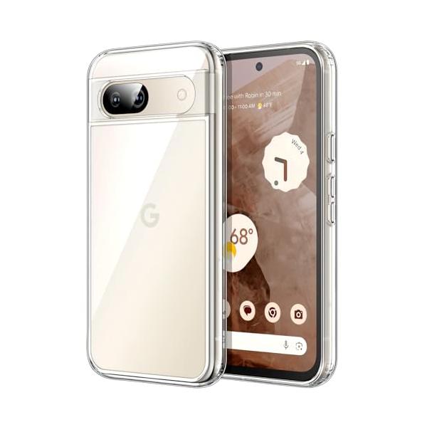 互換性 Google Pixel 8a 6.1インチ 2024用に完璧にフィットします。また、十分にスリムで、ポケットからの出し入れが簡単です黄ばみ防止 ケースバックは完全に透明なので、携帯電話のオリジナルの美しさと絶妙なロゴが透けて見えま...
