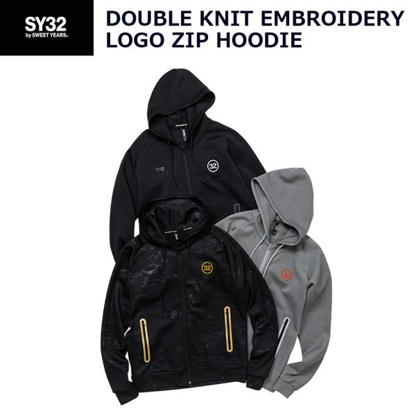 ダンボールニットジップフーディー。ソフトなタッチとストレッチ性を特徴としながら防風性も完備した生地を使用しております。SY32 by SWEET YEARS(エスワイ サーティトゥ バイ スウィートイヤーズ)とは世界的なサッカー選手でありイ...
