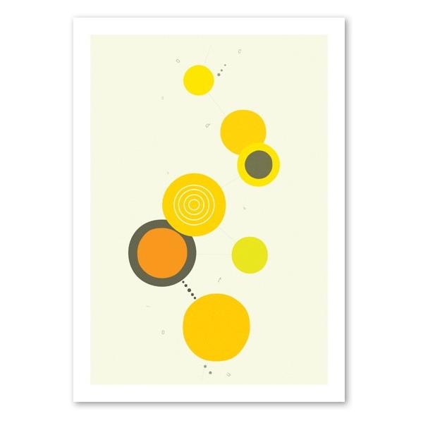 ■インテリアの為のアートポスター<関連ワード>ポスター インテリア アート 人気 おしゃれ デザイン イラスト 北欧 円 ポップ イエロー