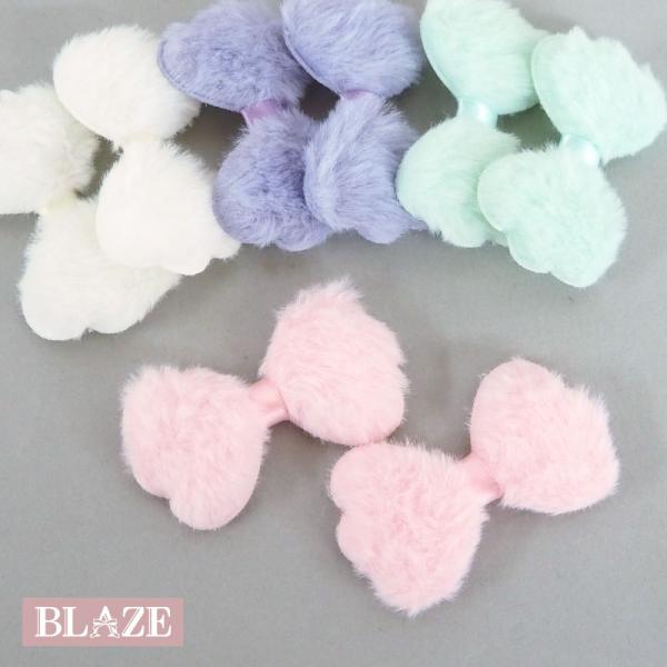 ▼商品詳細▼【デザイン】画像参照【サイズ】約3.5×6.5cm【入数】2個入り【材質】ポリエステル【原産国】中国【スタッフのコメント】ふわふわ素材に癒される、パステルカラーのリボンモチーフやさしい色合いと立体感が、作品に温もりを添えてくれま...