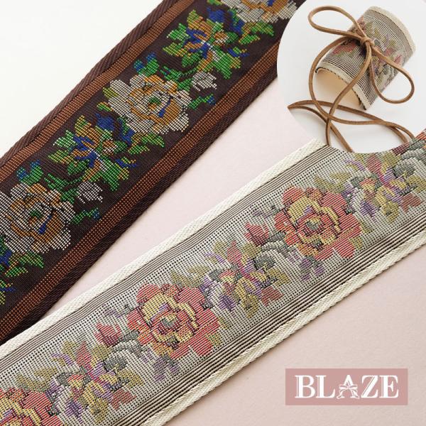 ▼商品詳細▼【デザイン】A＜ベージュ＞・B＜ブラウン＞【サイズ】幅：約5.5cm　長さ：約50cm【材質】ポリエステル【原産国】中国【スタッフのコメント】ゴブラン織りの上品なデザインのチロリアンテープです。インテリア用品から洋服やバッグなど...