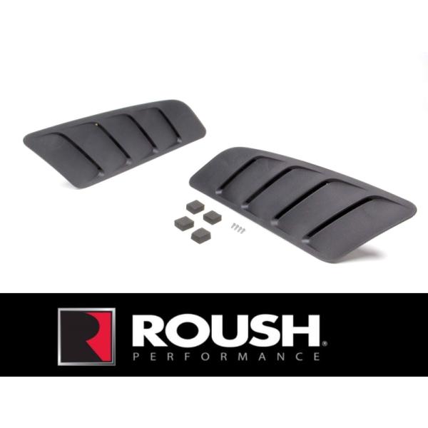 ☆商品名：ROUSH PERFORMANCE 2015-2017 Mustang ROUSH Heat Extractors - Molded Black☆品番：421869☆適応車種：2015-2017 Mustang GT