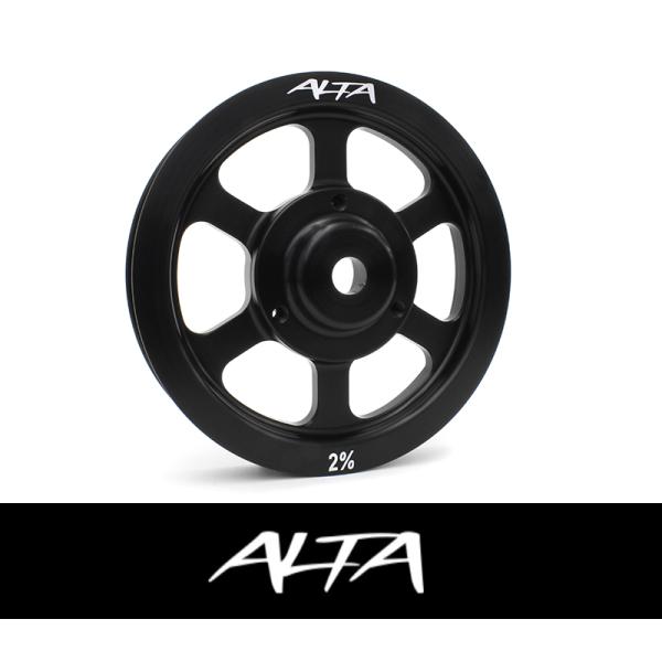 ☆商品名：ALTA LIGHTENED CRANK PULLEYS FOR R50 R52 R53 SUPERCHARGED ENGINE☆品番：AMP-ENG-520☆カラー：ブラック☆適応車種：BMW ミニ クーパーS/JCW/GP R...